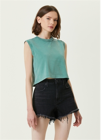 T By Alexander Wang Kadın Tshirt Yeşil Xs Eu T By Alexander Wang Kadın Tshirt Yeşil Xs Eu