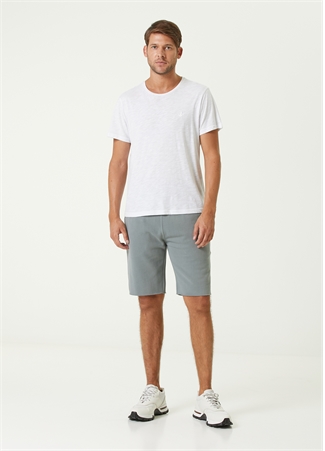 Allsaints Erkek Gri Beli Kordonlu Logolu Şort XS EU Allsaints Erkek Gri Beli Kordonlu Logolu Şort XS EU