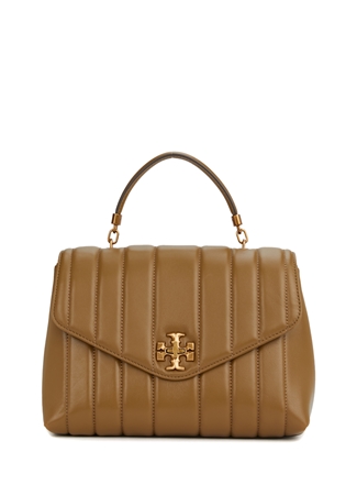 Tory Burch Kadın Vizon Kapitoneli Logolu Deri Omuz Çantası Bej EU Tory Burch Kadın Vizon Kapitoneli Logolu Deri Omuz Çantası Bej EU