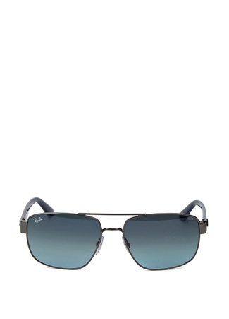 Ray-Ban Erkek Silver Pilot Stil Güneş Gözlüğü Gri 60 EU Ray-Ban Erkek Silver Pilot Stil Güneş Gözlüğü Gri 60 EU