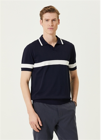 Beymen Collection Erkek Lacivert Şerit Detaylı Triko S Eu Beymen Collection Erkek Lacivert Şerit Detaylı Triko S Eu