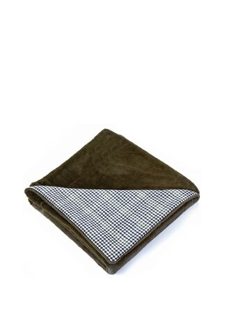 Rumija Home Haki Kazayağı Desenli Battaniye