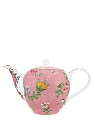 Pip Studio La Majorelle Pembe Çiçekli Küçük Porselen Demlik Pip Studio La Majorelle Pembe Çiçekli Küçük Porselen Demlik