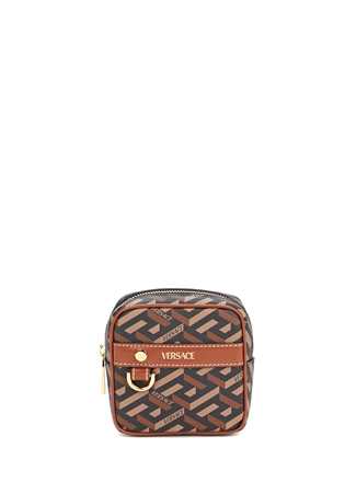 Versace Kadın Taba Lacivert Logo Desenli Mini Kılıf Turuncu EU Versace Kadın Taba Lacivert Logo Desenli Mini Kılıf Turuncu EU