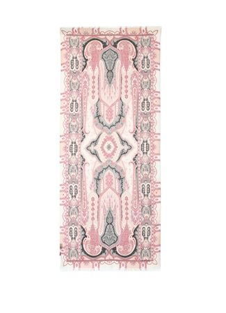 Etro Kadın Colorblocked Etnik Desenli Kaşmir Şal Beyaz EU Etro Kadın Colorblocked Etnik Desenli Kaşmir Şal Beyaz EU