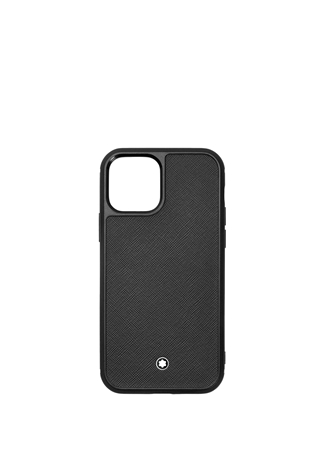 Montblanc Erkek Siyah iPhone 2 Mini Deri Telefon Kılıfı EU Montblanc Erkek Siyah iPhone 2 Mini Deri Telefon Kılıfı EU