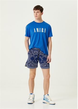 Amiri Erkek Lacivert Şal Desenli Şort S Eu Amiri Erkek Lacivert Şal Desenli Şort S Eu