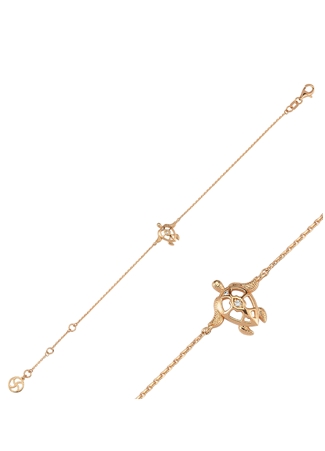 Bee Goddess Kadın Turtle Pırlantalı Altın Rengi Bileklik Pembe EU Bee Goddess Kadın Turtle Pırlantalı Altın Rengi Bileklik Pembe EU