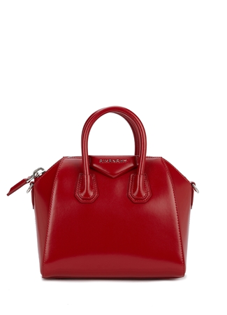 Givenchy Kadın Antigona Mini Kırmızı Deri Omuz Çantası EU