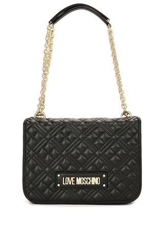 Love Moschino Kadın Siyah Logo Detaylı Çanta Eu Love Moschino Kadın Siyah Logo Detaylı Çanta Eu