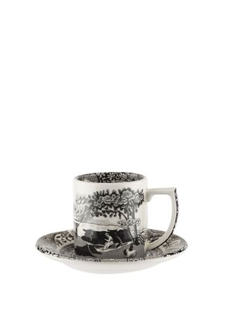 Spode Black Italian Porselen Espresso Fincanı Çok Renkli Spode Black Italian Porselen Espresso Fincanı Çok Renkli