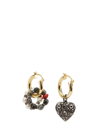 Beymen Collection Kadın Charm Detaylı Küpe Altın Rengi EU Beymen Collection Kadın Charm Detaylı Küpe Altın Rengi EU