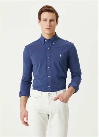 Polo Ralph Lauren Erkek GÖMLEK Mavi S EU