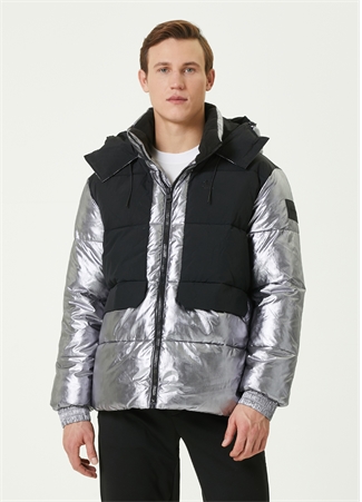 Ck Jeans Erkek Colorblocked Kapüşonlu Puff Mont Gri L Eu Ck Jeans Erkek Colorblocked Kapüşonlu Puff Mont Gri L Eu