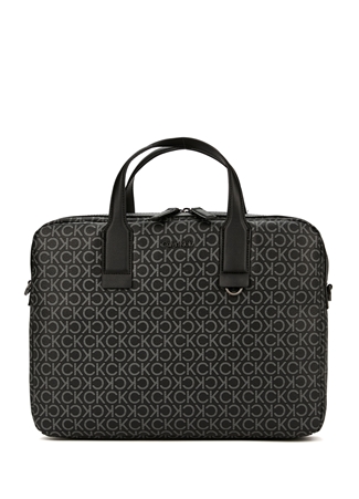 Calvin Klein Erkek Siyah Logo Desenli Laptop Çantası EU Calvin Klein Erkek Siyah Logo Desenli Laptop Çantası EU