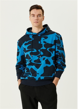 Boss Erkek Lacivert Kapüşonlu Desenli Sweatshirt S Eu Boss Erkek Lacivert Kapüşonlu Desenli Sweatshirt S Eu