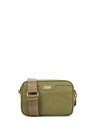 Beymen Club Kadın Monogram Haki Kuş Desenli Omuz Çantası Eu Beymen Club Kadın Monogram Haki Kuş Desenli Omuz Çantası Eu