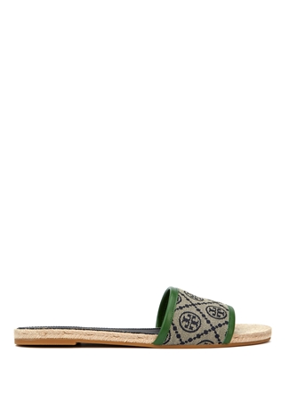Tory Burch Kadın Lacivert Logo Jakarlı Terlik 0 UK Tory Burch Kadın Lacivert Logo Jakarlı Terlik 0 UK