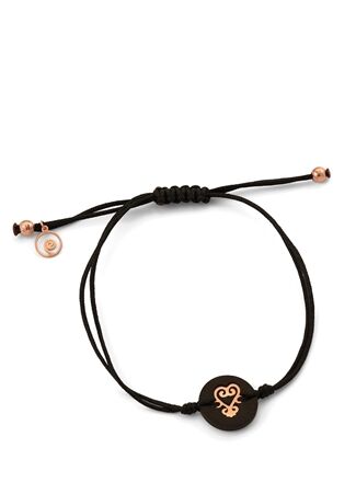 Bee Goddess Kadın Sankofa İşleme Detaylı Altın Rengi Bileklik EU IT