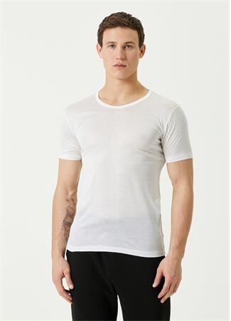 Zimmerli Erkek Beyaz T-shirt L EU