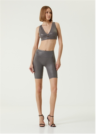 Schmart Kadın Gri Yüksek Bel Özel Baskılı Biker Tayt S EU Schmart Kadın Gri Yüksek Bel Özel Baskılı Biker Tayt S EU