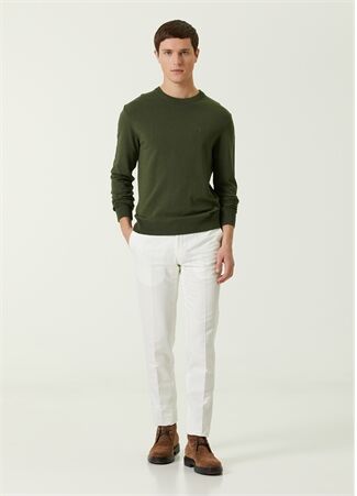 Pal Zileri Erkek Beyaz Pantolon 48 IT