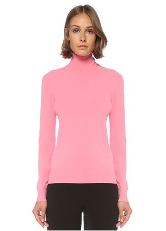 Bottega Veneta Kadın Pembe Balıkçı Yaka Triko S EU
