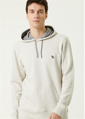 PS by Paul Smith Erkek Beyaz Kapüşonlu Organik Pamuk Sweatshirt S EU PS by Paul Smith Erkek Beyaz Kapüşonlu Organik Pamuk Sweatshirt S EU