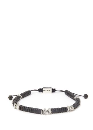 Academia Erkek Siyah Taş Boncuklu Bileklik EU IT Academia Erkek Siyah Taş Boncuklu Bileklik EU IT
