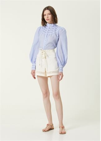 Alemais Kadın Şort Bej 6 Us