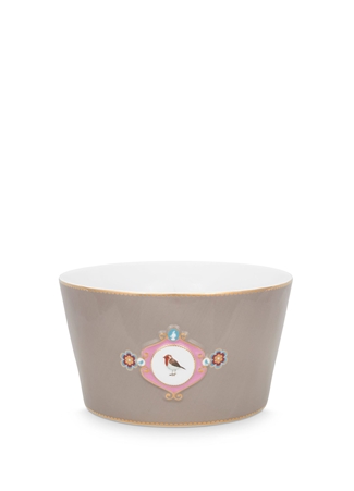 Pip Studio Love Birds Haki Porselen Kase Çok Renkli