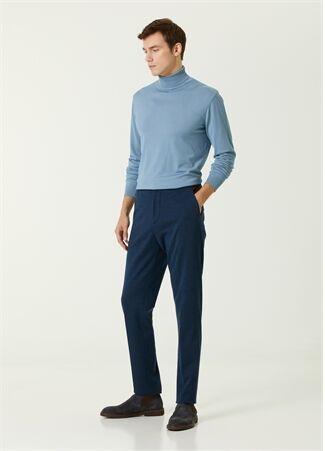 Maurizio Baldassari Erkek Mavi Yün Eşofman Altı 48 IT