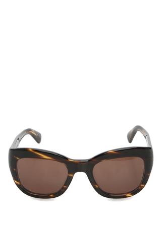 Oliver Peoples Kadın Kahverengi Desenli Güneş Gözlüğü 5 EU Oliver Peoples Kadın Kahverengi Desenli Güneş Gözlüğü 5 EU