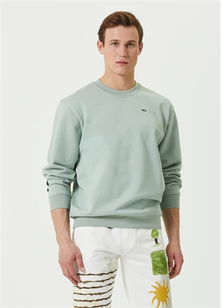 Mcq Erkek Yeşil Logo Detaylı Sweatshirt Xs Eu Mcq Erkek Yeşil Logo Detaylı Sweatshirt Xs Eu