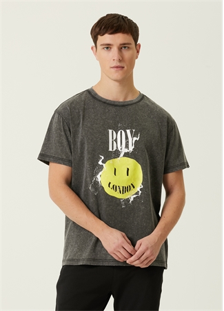 Boy London Erkek Gri Logolu T-shirt XS EU Boy London Erkek Gri Logolu T-shirt XS EU