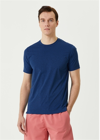 Z Zegna Erkek Lacivert Melanj Basic T-shirt S Eu Z Zegna Erkek Lacivert Melanj Basic T-shirt S Eu