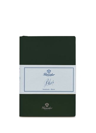 Pineider Erkek Blues Koyu Yeşil Deri Kaplı Defter Eu