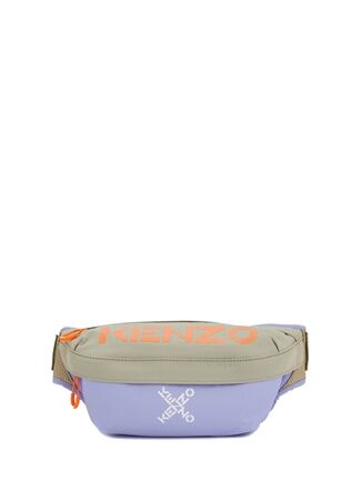 Kenzo Kadın Little X Bej Lila Bel Çantası Mor EU