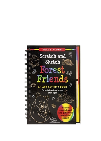 Peter Pauper Press Çocuk Scratch And Sketch Forest Friends Etkinlik Kitabı EU Peter Pauper Press Çocuk Scratch And Sketch Forest Friends Etkinlik Kitabı EU