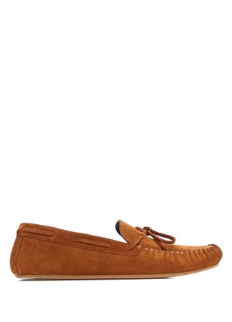 Beymen Collection Erkek Pantofla Taba Bağcık Detaylı Süet Ev Ayakkab Kahverengi 39