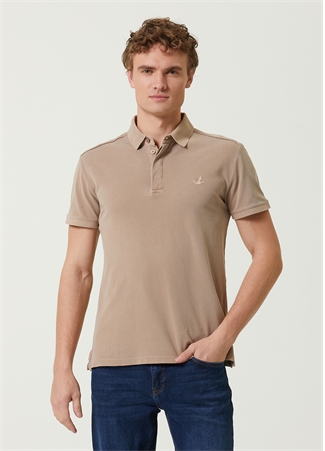 Beymen Club Erkek Slim Fit Vizon Polo Yaka T-shirt Bej S Beymen Club Erkek Slim Fit Vizon Polo Yaka T-shirt Bej S