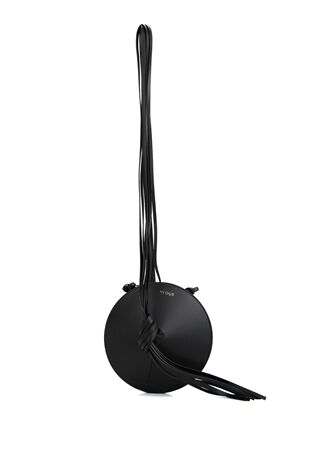 Neous Kadın Mercury Siyah Deri Omuz Çantası EU