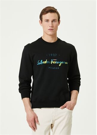 Salvatore Ferragamo Erkek Sweatshirt Siyah S Eu Salvatore Ferragamo Erkek Sweatshirt Siyah S Eu