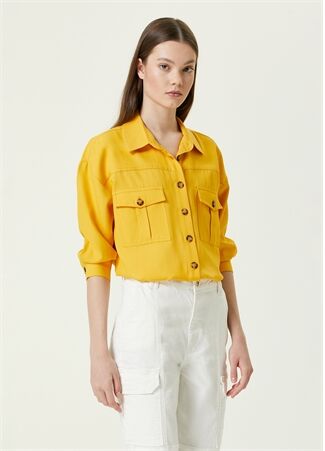 Network Kadın GÖMLEK Sarı S EU