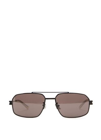 Bottega Veneta Kadın Antrasit Siyah Köprü Detaylı Güneş Gözlüğü EU