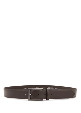 Beymen Collection Erkek Kahverengi Deri Kemer 90 IT