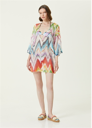 Missoni Kadın V Yaka Zikzak Desenli Mini Kaftan 42 It Missoni Kadın V Yaka Zikzak Desenli Mini Kaftan 42 It