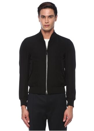 Tom Ford Erkek Siyah Dik Yaka Süet Mont 54 IT