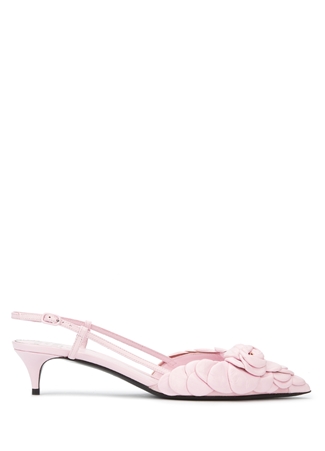 Valentino Garavani Kadın Rose Edition Pembe Deri Topuklu Ayakkabı 37 EU Valentino Garavani Kadın Rose Edition Pembe Deri Topuklu Ayakkabı 37 EU