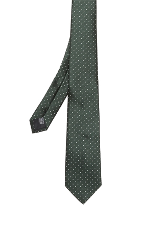 Lanvin Erkek Yeşil Mikro Desenli İpek Kravat Eu Lanvin Erkek Yeşil Mikro Desenli İpek Kravat Eu